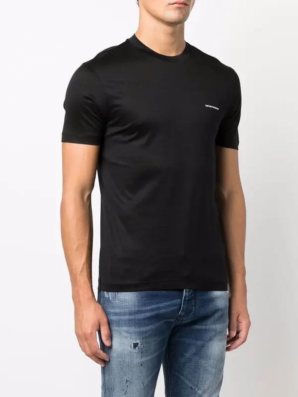 Emporio Armani Logo-print Crew Neck T-shirt