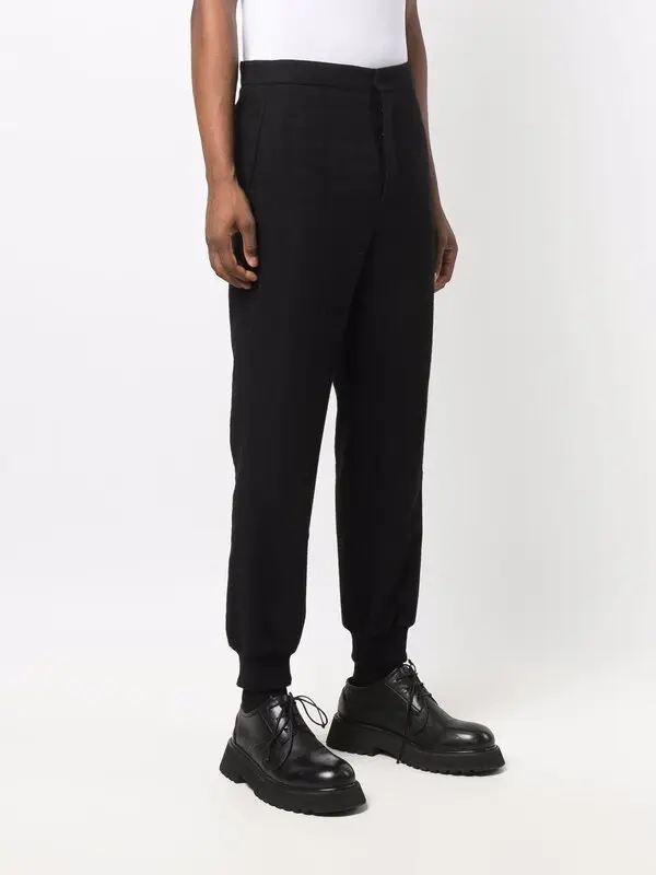 ANN DEMEULEMEESTER Fitted Cuff Wool Trousers
