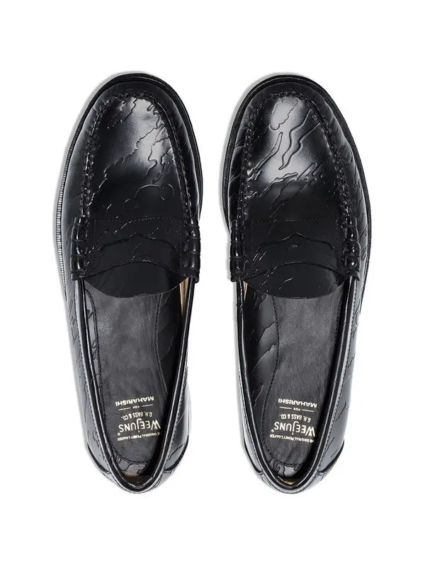 G.H.BASS G.h. Bass & Co. X Maharishi Weejun Larson Embossed Loafers