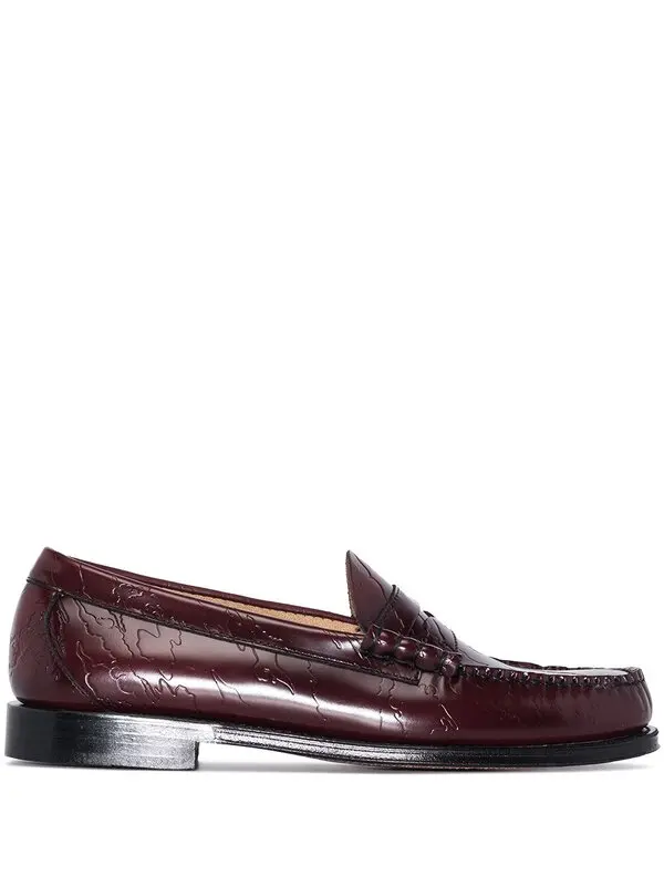 G.H.BASS G.h. Bass & Co. X Maharishi Weejun Larson Embossed Loafers