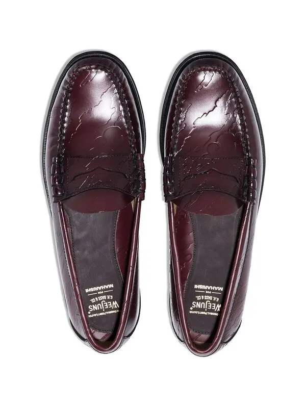 G.H.BASS G.h. Bass & Co. X Maharishi Weejun Larson Embossed Loafers
