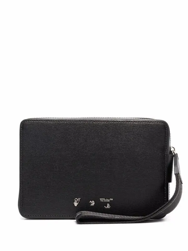 Off-White Industrial Belt Zipped Pouch - Black