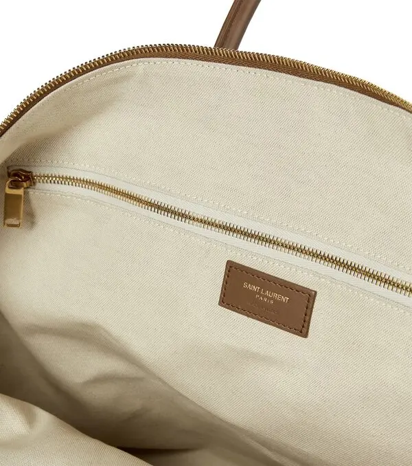 Saint Laurent Giant Suede Duffel Bag - Brown
