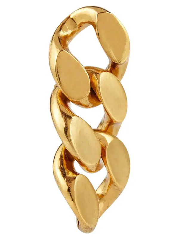 Oscar De La Renta Single Chain Earring