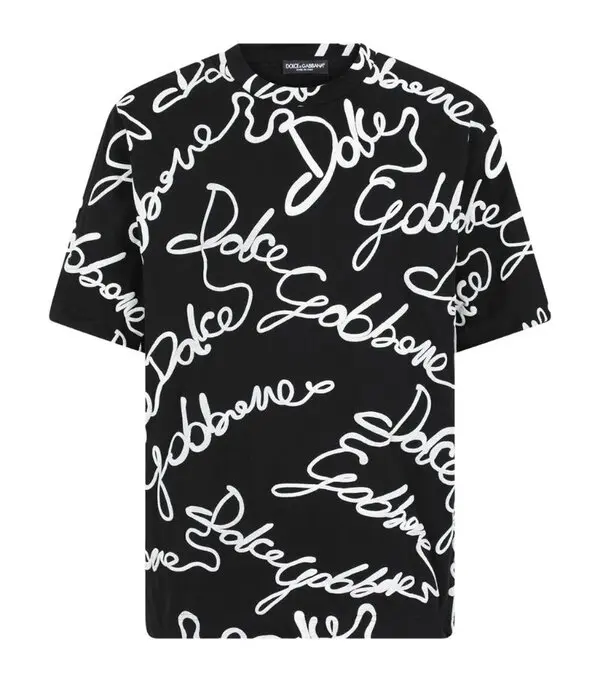 Dolce & Gabbana Oversized Logo T-Shirt - Multi | Editorialist