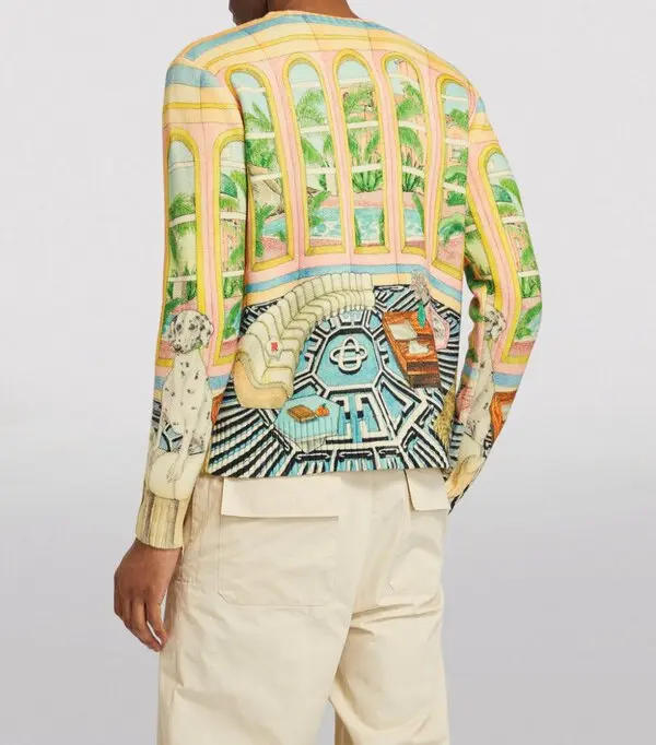 Casablanca Dalmatian Print Sweater