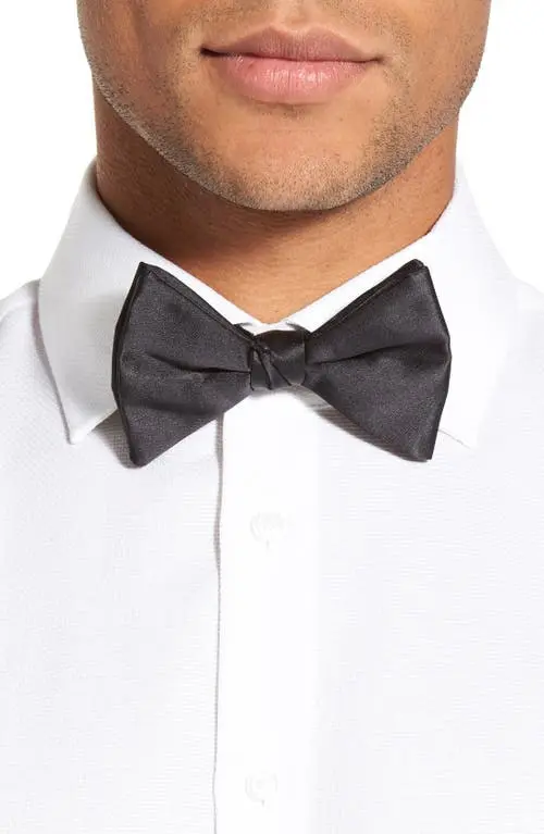 David Donahue Cummerbund And Bow Tie Set - Black