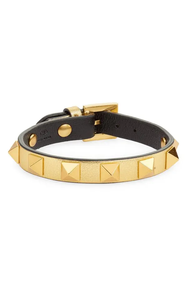 Valentino Garavani Rockstud Leather Bracelet
