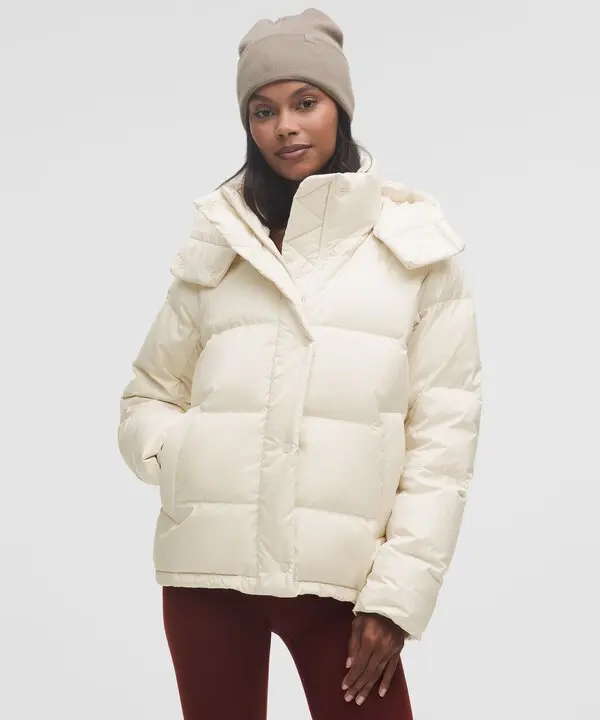 Lululemon Wunder Puff 600-down-fill Jacket - Light Ivory