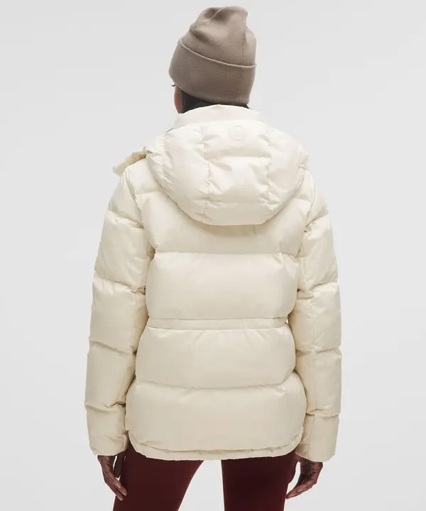 Lululemon Wunder Puff 600-down-fill Jacket - Light Ivory