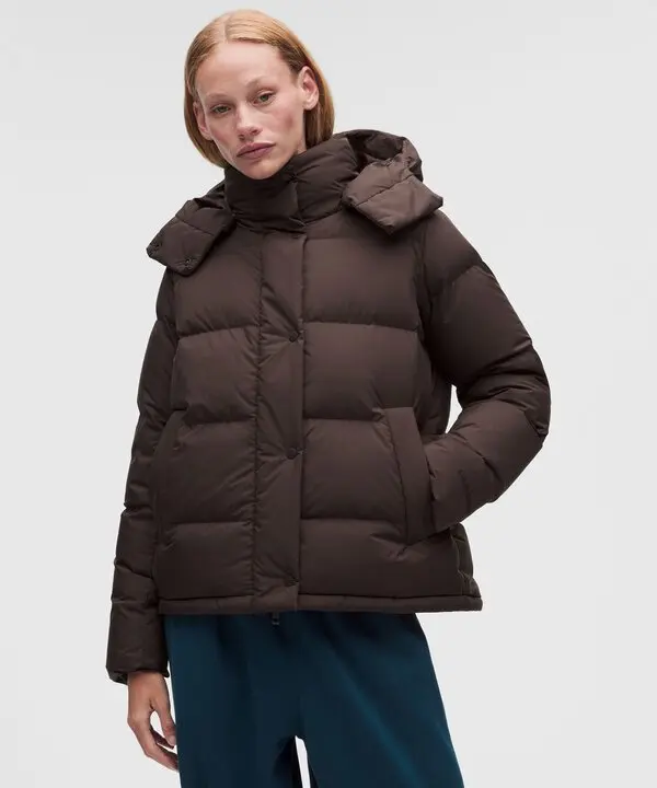 Lululemon Wunder Puff 600-down-fill Jacket - Mahogany Muse