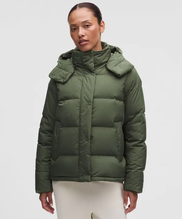 Lululemon Wunder Puff 600-down-fill Jacket - Sassy Sage
