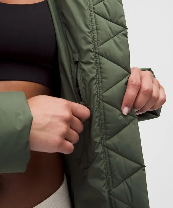 Lululemon Wunder Puff 600-down-fill Jacket - Sassy Sage