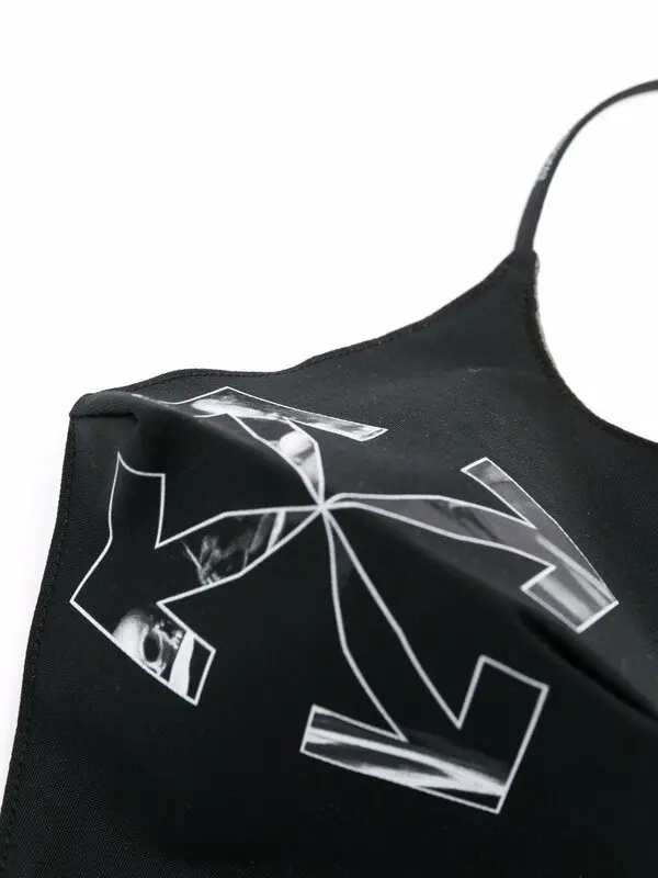 Off-White Arrows-print Face Mask
