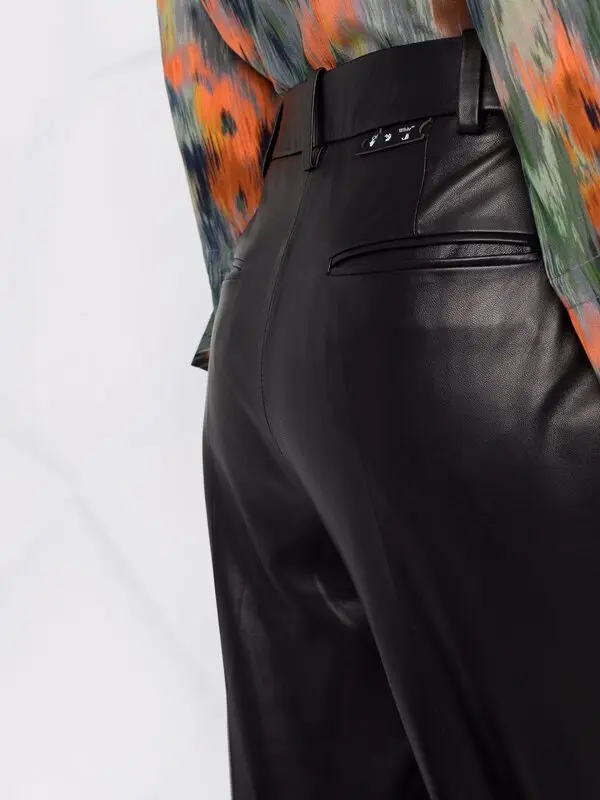Off-White Tailored Leather Shorts