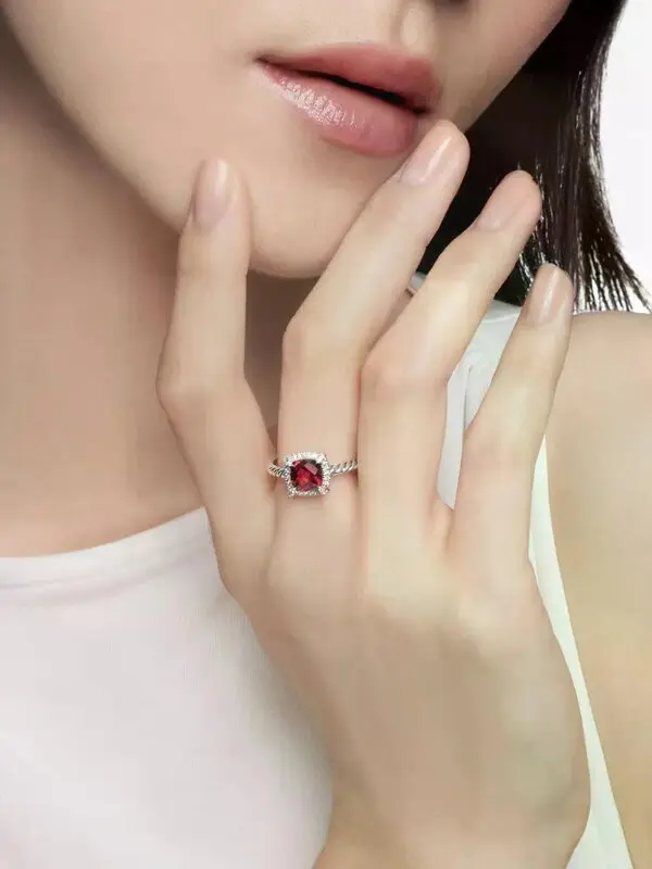 David Yurman Sterling Petite Chatelaine Ring - Silver