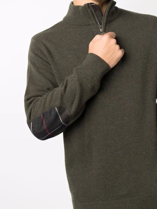 Barbour Zip-up Wool Jumper