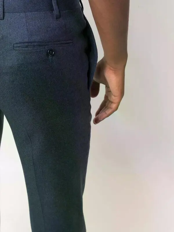 Canali Wool Tailored Trousers