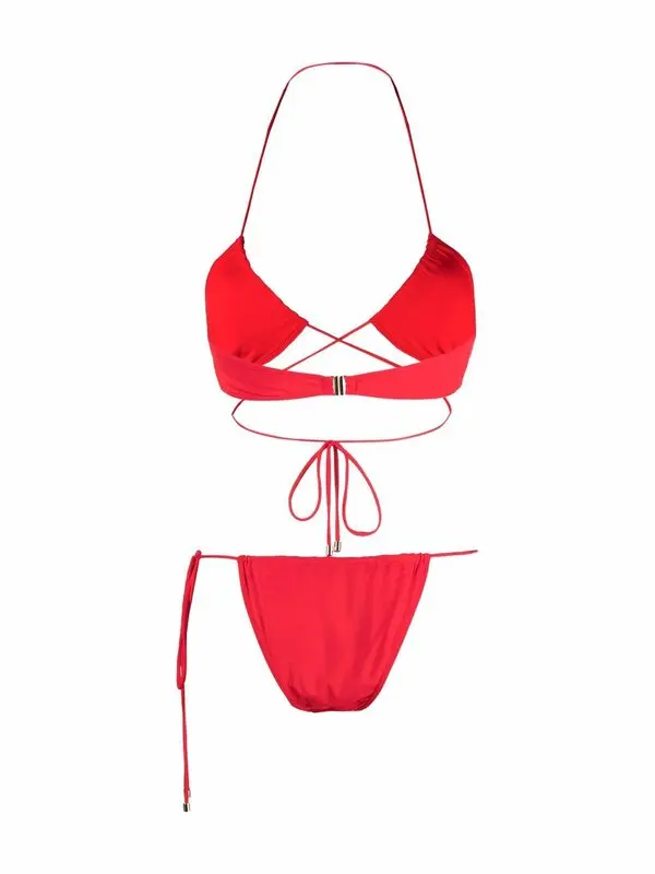MANOKHI Wrap-around Halterneck Bikini