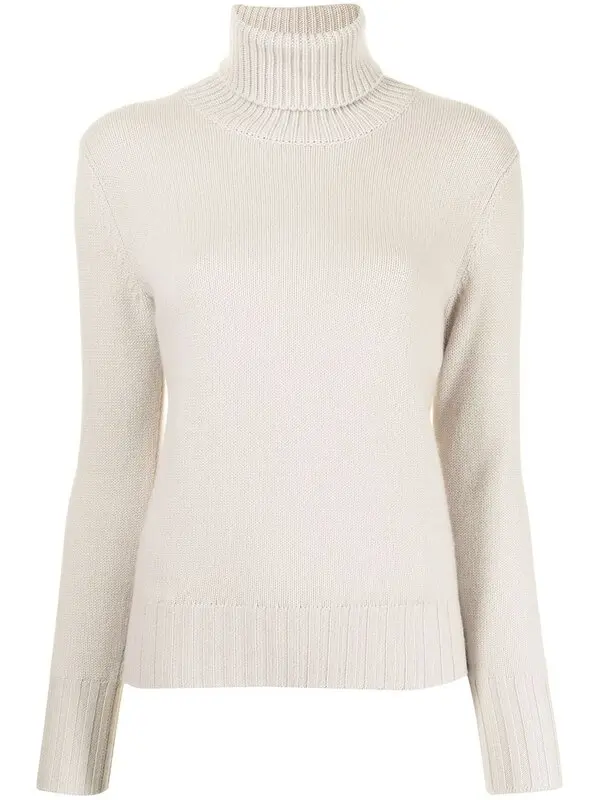 N.peal Chunky Roll-neck Organic Cashmere Jumper