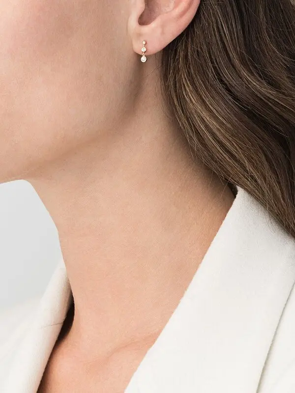 MARIA BLACK 14kt Yellow Chandelier Diamond Stud Earring