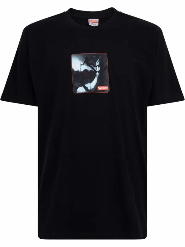 Supreme Shadow Photograph Print Short Sleeve T-shirt - Black