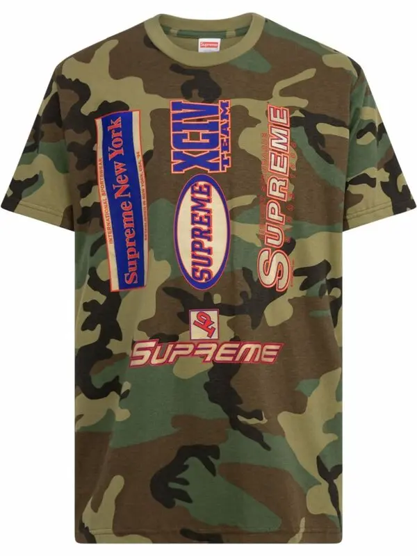 Supreme Multi Logo T-shirt - Green