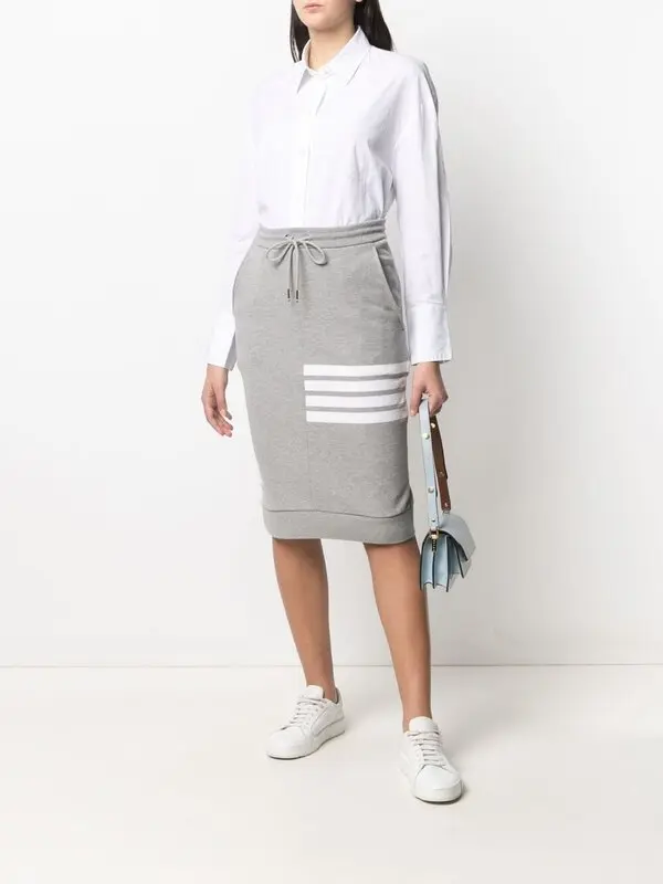 Thom Browne 4-bar Fitted Skirt