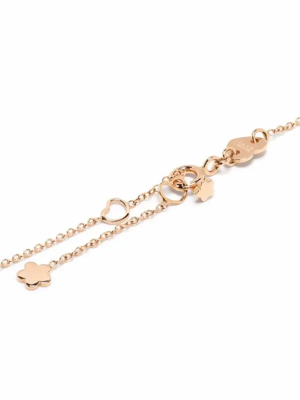 Pasquale Bruni 18kt Rose Gold Petit Joli Carnelian And Diamond Pendant Necklace - Pink