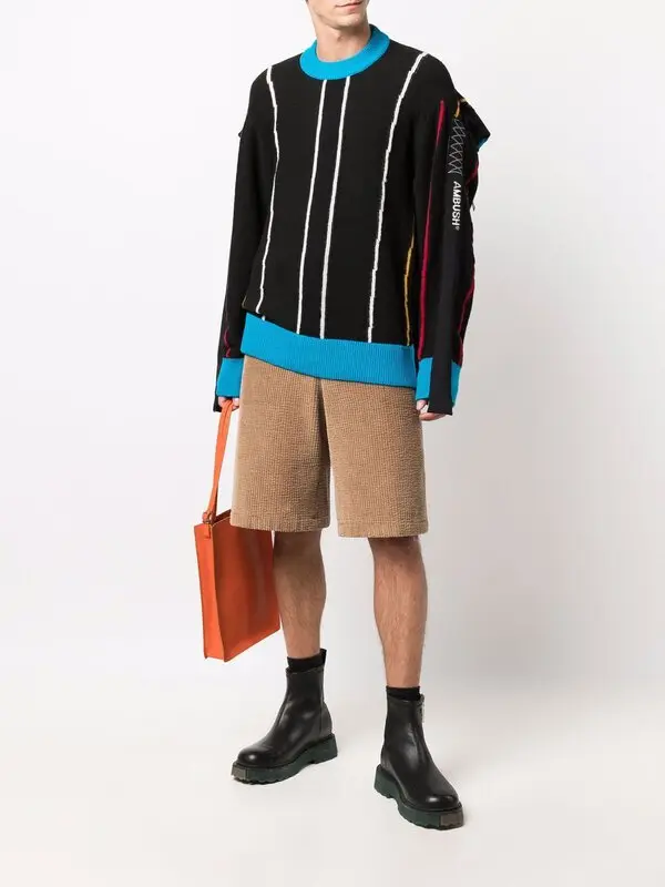 AMBUSH Fold-detail Knitted Jumper
