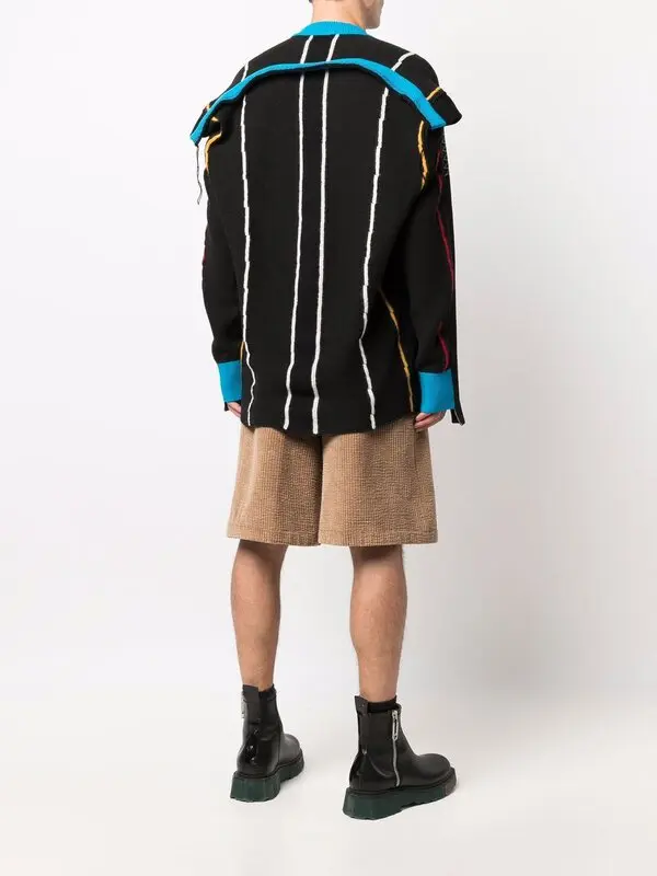 AMBUSH Fold-detail Knitted Jumper