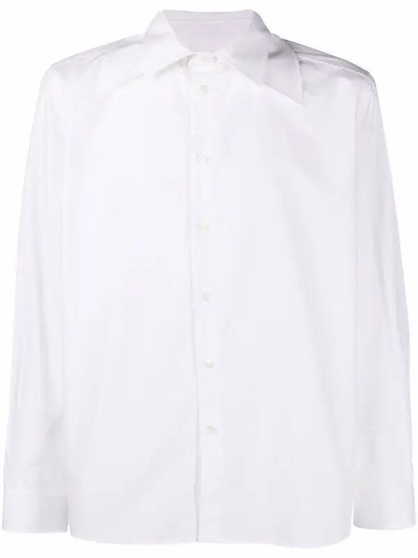Valentino Garavani Spread-collar Cotton-poplin Shirt