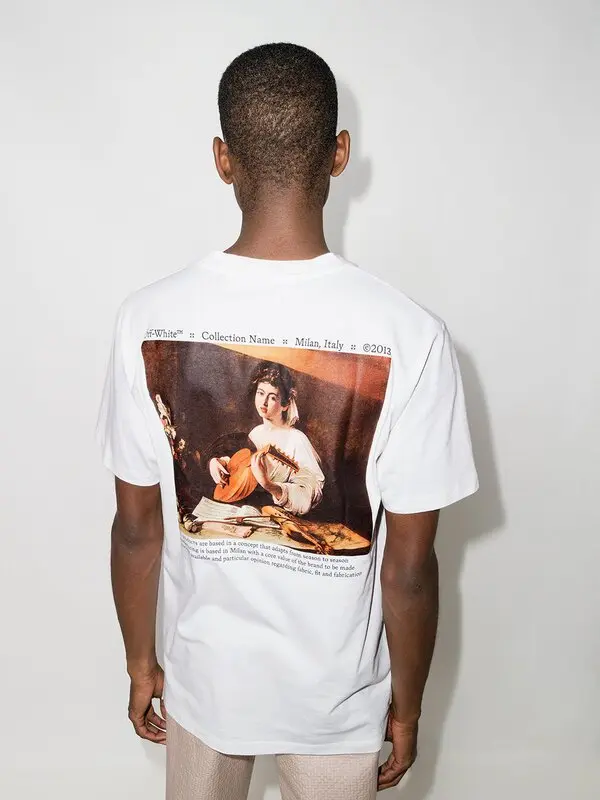 Off-White Caravaggio Painting Cotton T-shirt - White