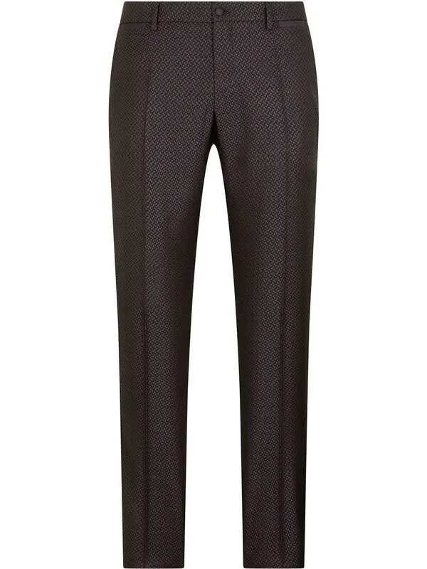 Dolce & Gabbana Jacquard Tailored Trousers