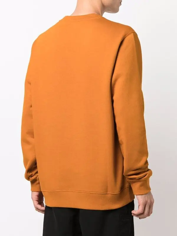 Dickies Logo-patch Crew-neck Sweatshirt - Brown