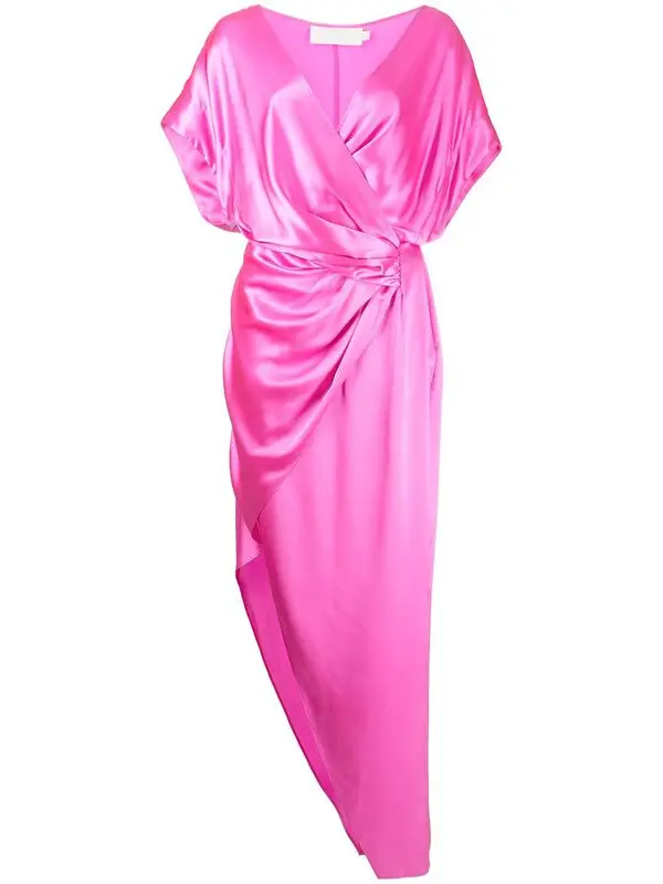 Michelle Mason Silk Wrap Dress