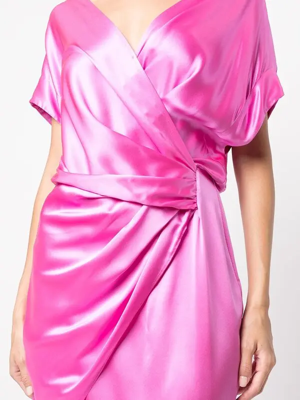 Michelle Mason Silk Wrap Dress