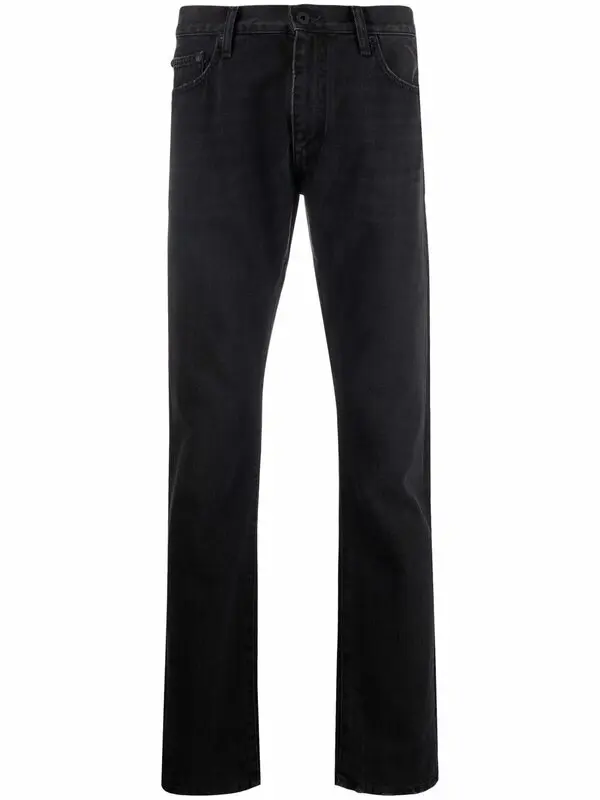 Off-White Diag Slim-fit Jeans - Black