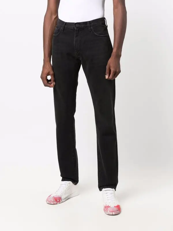 Off-White Diag Slim-fit Jeans - Black