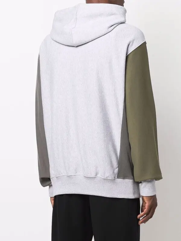 Helmut Lang Patchwork Logo Hoodie