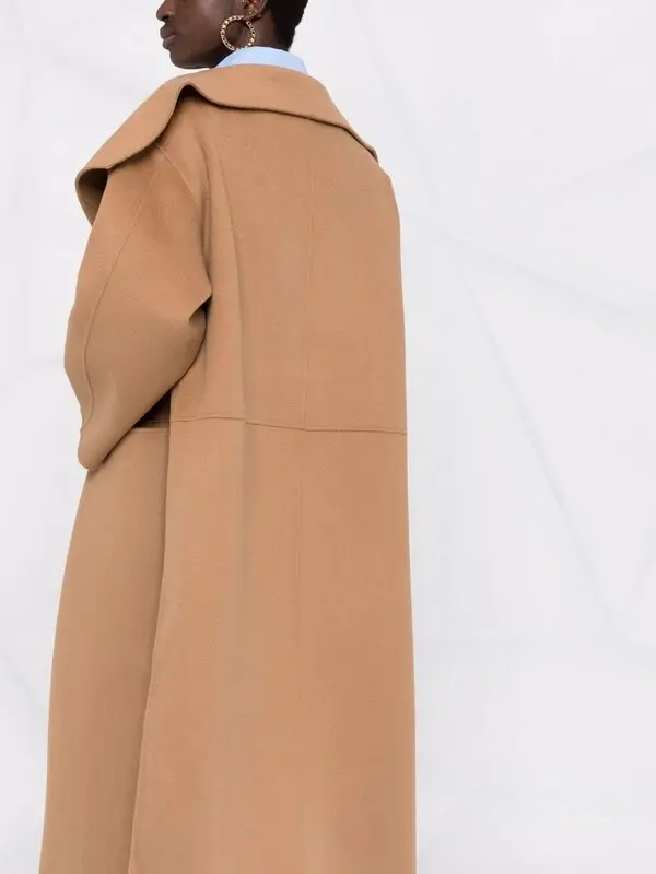 TOTEME Signature Wool Cashmere Coat - Brown