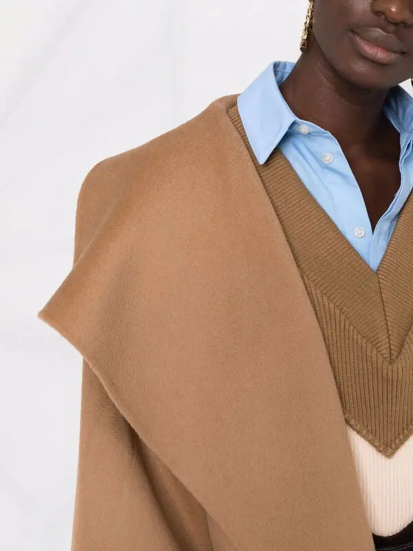 TOTEME Signature Wool Cashmere Coat - Brown