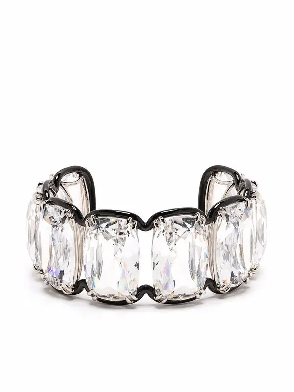 Buy SWAROVSKI Harmonia Crystal Cuff Silver At 49% Off Editorialist