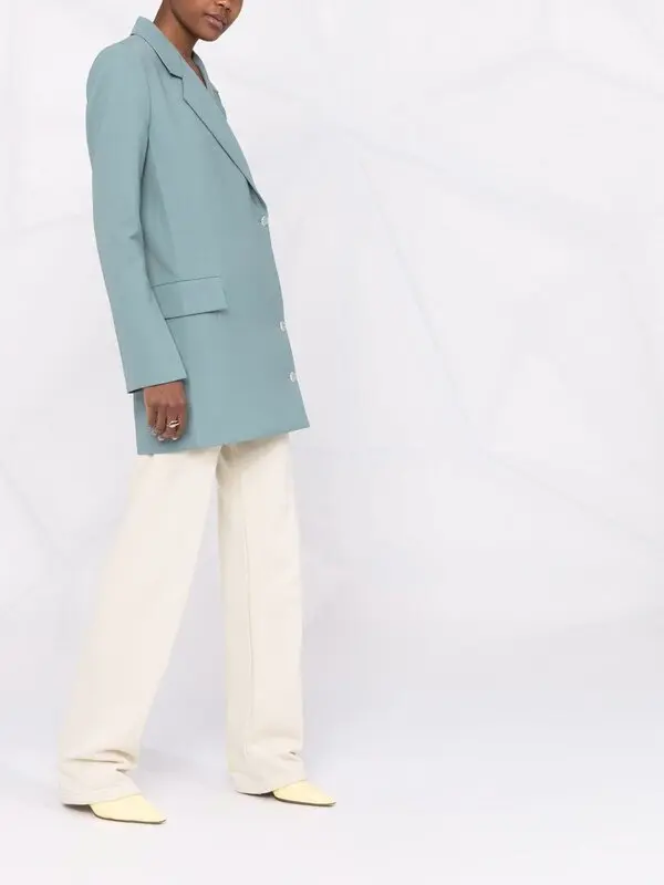 Off-White Cardbox Wrap Blazer