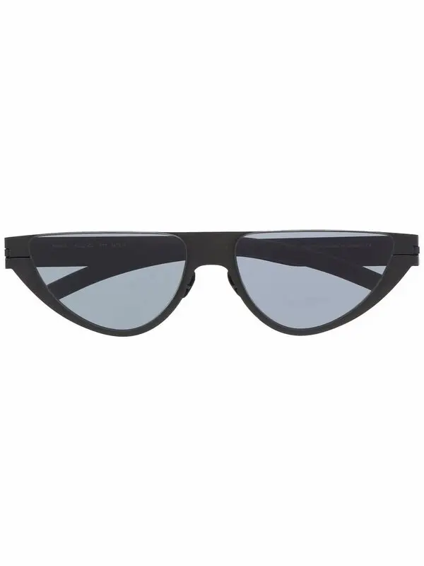 Mykita Curved-frame Sunglasses - Black