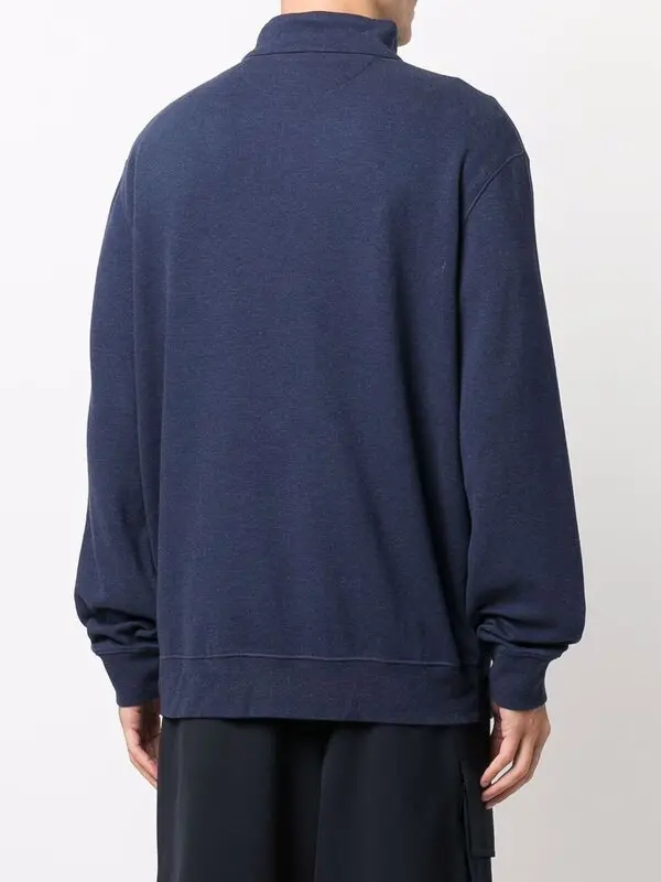 Polo Ralph Lauren Polo Pony-embroidered Jersey Sweatshirt - Blue