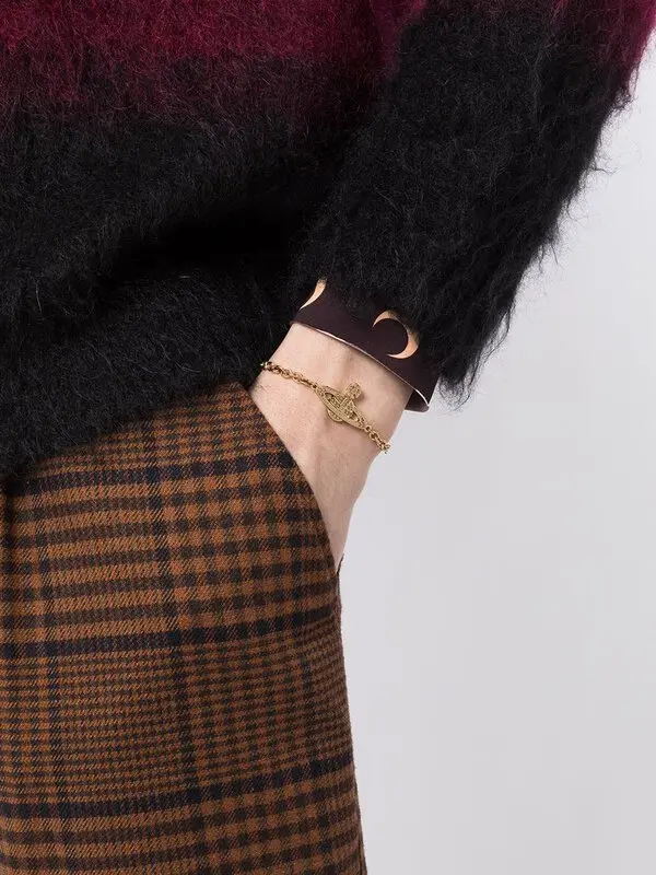 VIVIENNE WESTWOOD Mini Bas Relief Chain Bracelet