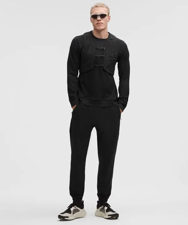 Lululemon Engineered Warmth Long Sleeve Crew - Black/black