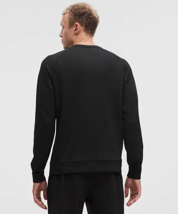 Lululemon Engineered Warmth Long Sleeve Crew - Black/black