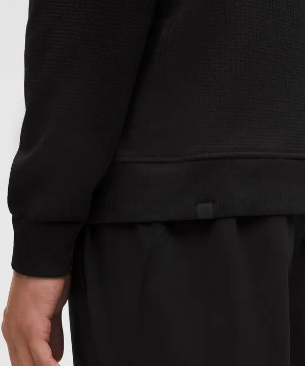 Lululemon Engineered Warmth Long Sleeve Crew - Black/black